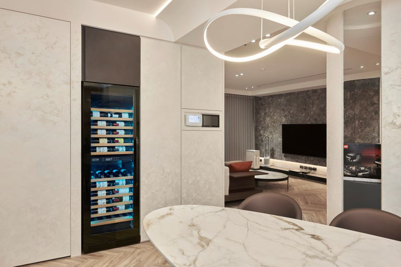 Tastefully Modern: Wine Fridges as the Centerpiece of Your Dining Room ...